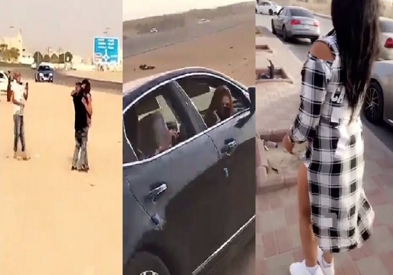 بالفيديو فتيات يعانقن شباب التفحيط و يثرن غضب السعوديين شؤون