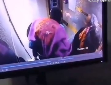 فيديو مرعب من مصر شاهد لحظة اختطاف فتاتين من داخل مصعد تحت تأثير